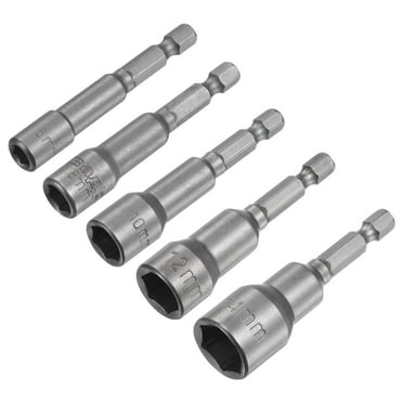 Uxcell 1/4" Hex Shank Flexible Extension Bit Shaft 300mm Soft ...