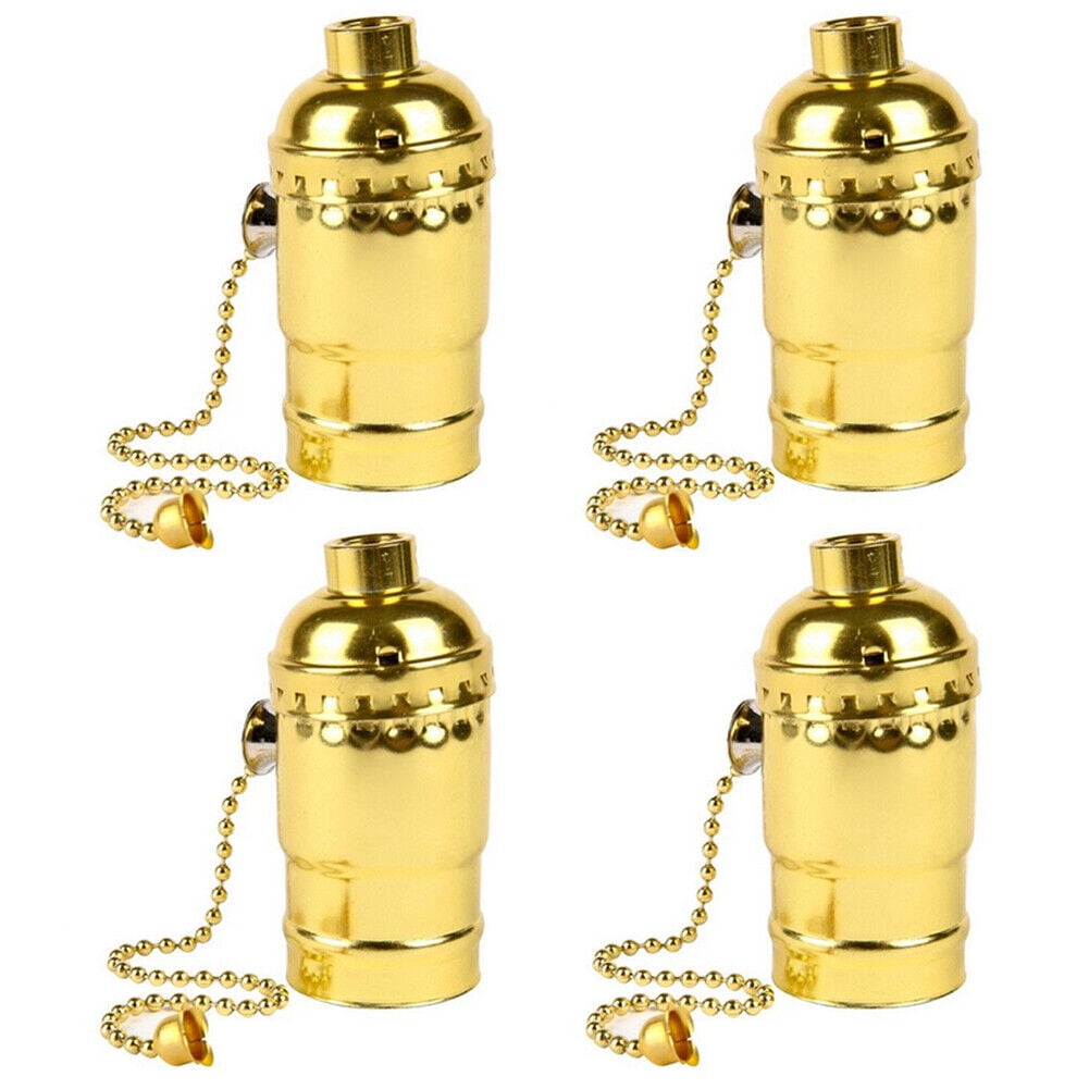 Pull Chain Light Bulb Lamp Socket Replacement Switch E27 E26 3 Way 250W ...