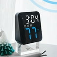TINYSOME Large Digital Wall Clock Battery Operated LED Digital Wall ...