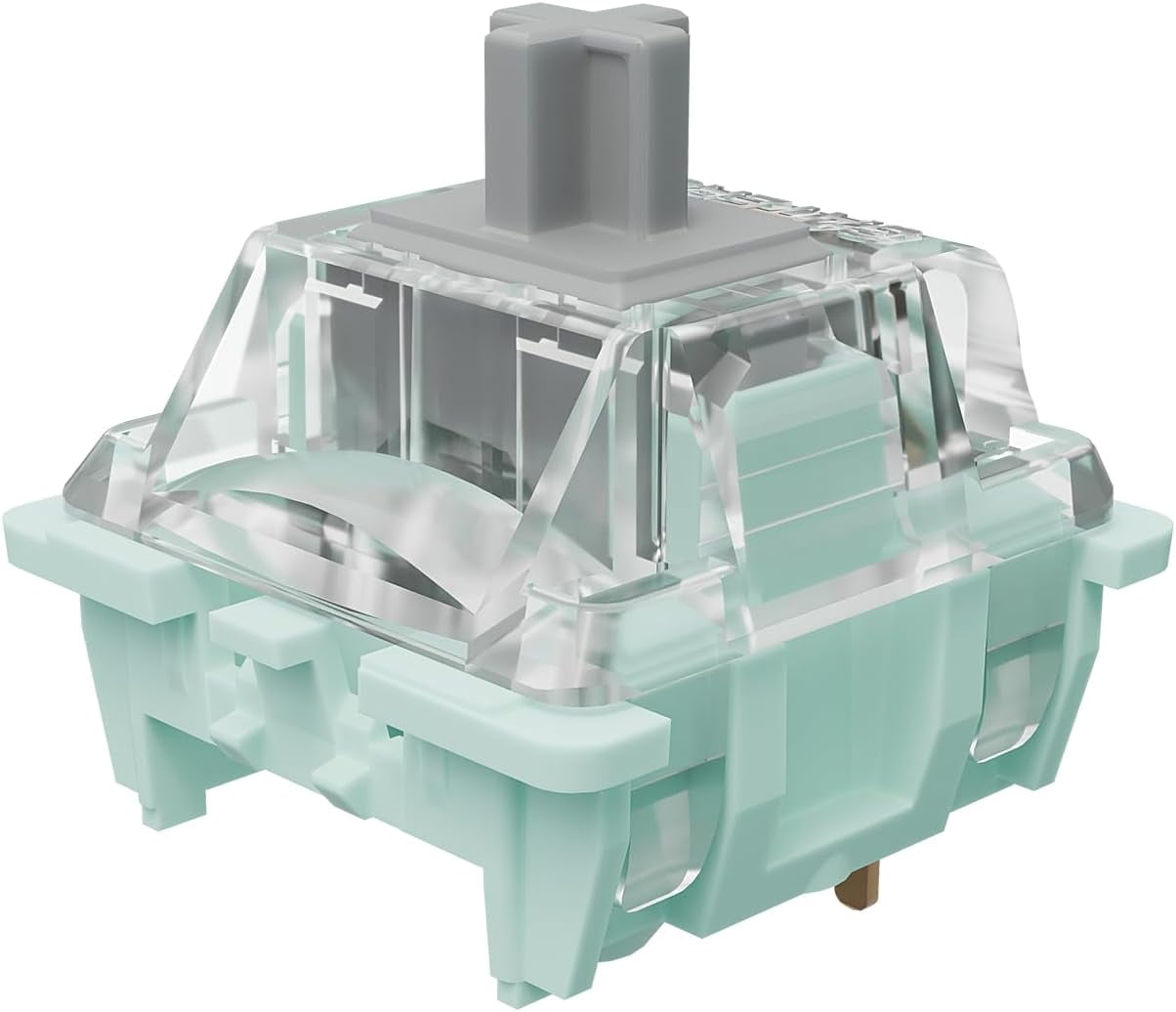 AIR-Kutethy X Gateron JADE Series 3.0 Silver Keyboard Switches,Linear 3 ...