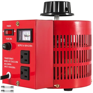 20 Amp Variable Transformer, 2000va Max, 0~130 Volt Output - Walmart.com