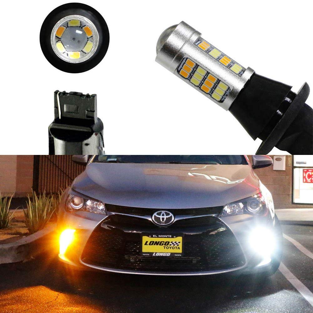 IJDMTOY 2 High Power 42 SMD LED Daytime Running Lights Turn Signal IJDMTOY 2 High Power 42 SMD LED Daytime Running Lights Turn Signal