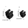 5Pcs Wall Mounted Fishing Rod Storage Clip Holder Clamp Billiard Cue ...