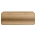 Modway Render Storage Bench in Oak - Walmart.com