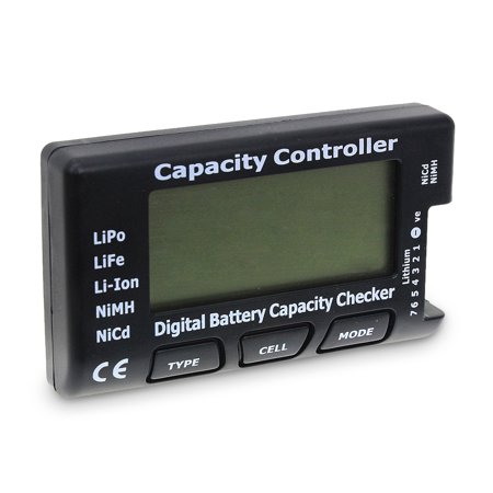 stanreset Universal LED Digital Display Batteries Capacity Gauge ...