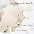 120 Pcs Microfiber Jewelry Pouch 8x8cm Packaging Bag Luxury Gift Fixed ...