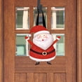 Briarwood Lane Christmas Door Hanger 19x18 Santa For Christmas Door ...