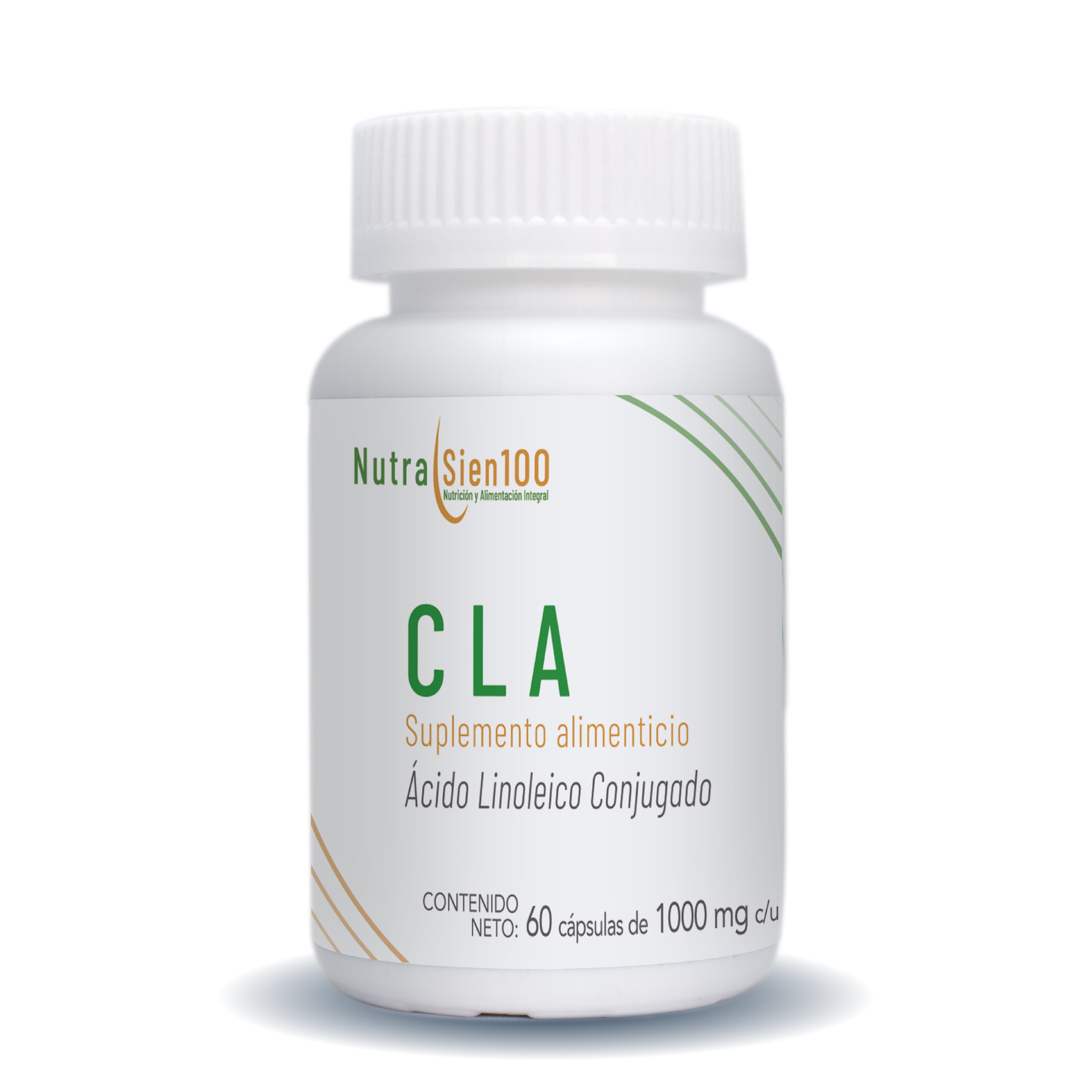 CLA cápsulas 1000 mg de Ácido Linoleico Conjugado Suplemento Natural 60 ...