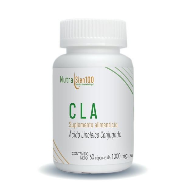 CLA cápsulas 1000 mg de Ácido Linoleico Conjugado Suplemento Natural 60 ...
