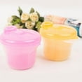 Dlqt Pink Three Grid Milk Powder Box Three Grid Rotating Milk Powder Box Multi Purpose Milk