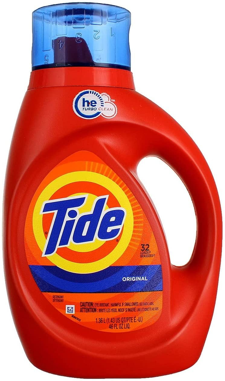 Tide HE Original Scent Laundry Detergent Liquid 46 oz. 1 pk - Case of ...