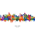 CafePress - New York USA Skyline Men's Value T Shirt - Men's Classic ...