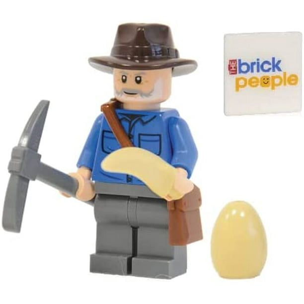 LEGO Jurassic World: Alan Grant Paleontologist with Pickaxe and Claw ...