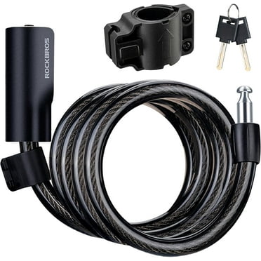 Titanker Bike Locks with Keys, Bike Lock Cable 4 Feet Coiled Secure ...