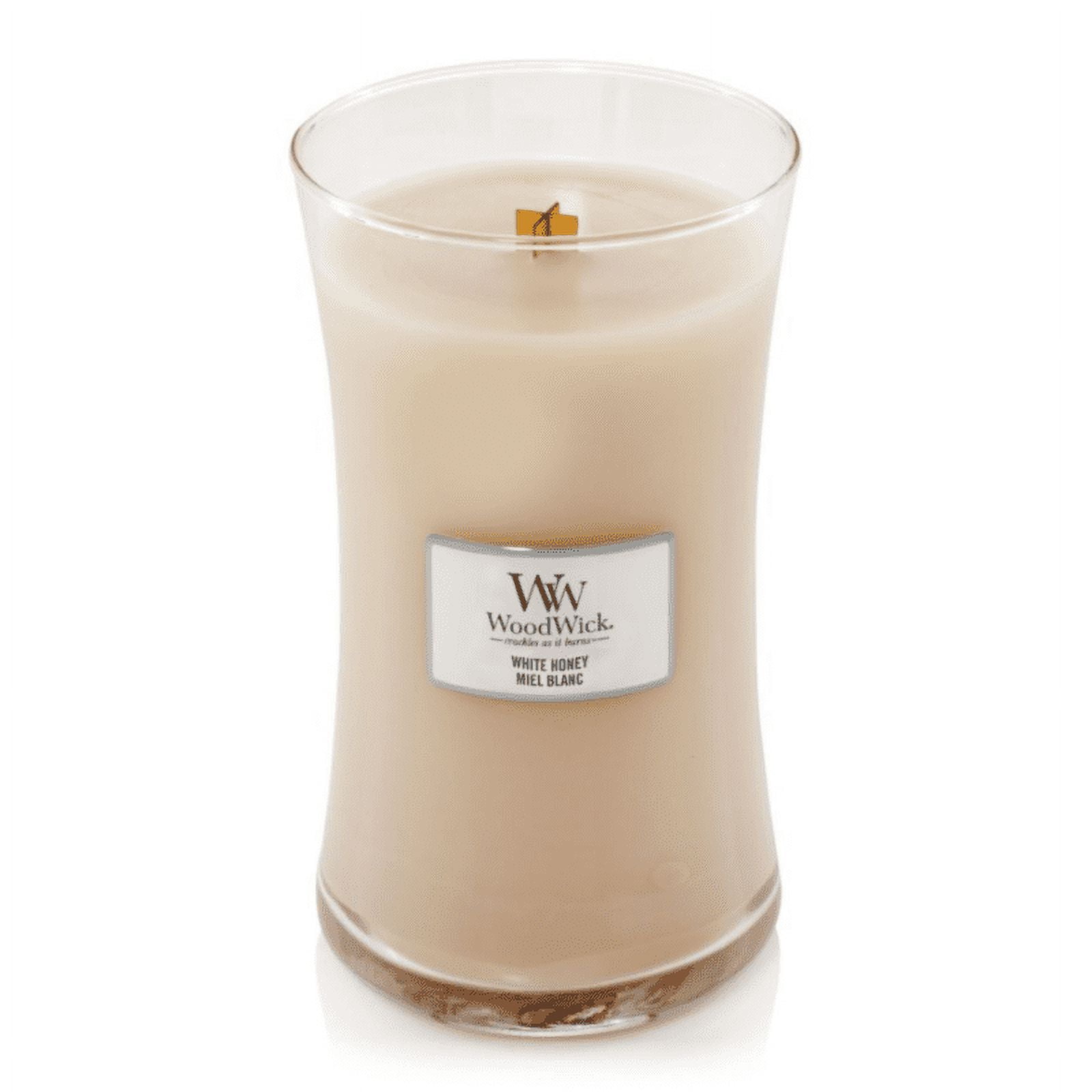 Click here for Woodwick Candles Woodwick- White Honey Large Hourg... prices