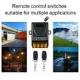 12V Remote Control ,Low DC 12V-72V 30A RF Relay Kit for Garage Doors ...