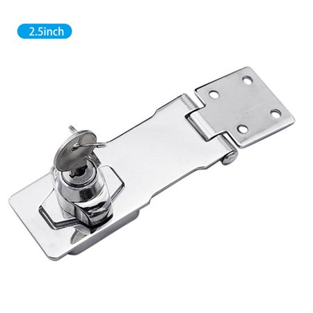 SICED 2.5inch Keyed Flip Off Shoulder Bag Twist Padlock Knob Hasp Lock ...