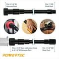 POWERTEC 10 ft. Dust Collection Hose Kit with 5 Fittings for ...