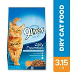9Lives Daily Essentials Dry Cat Food with Chicken, Beef & Salmon ...