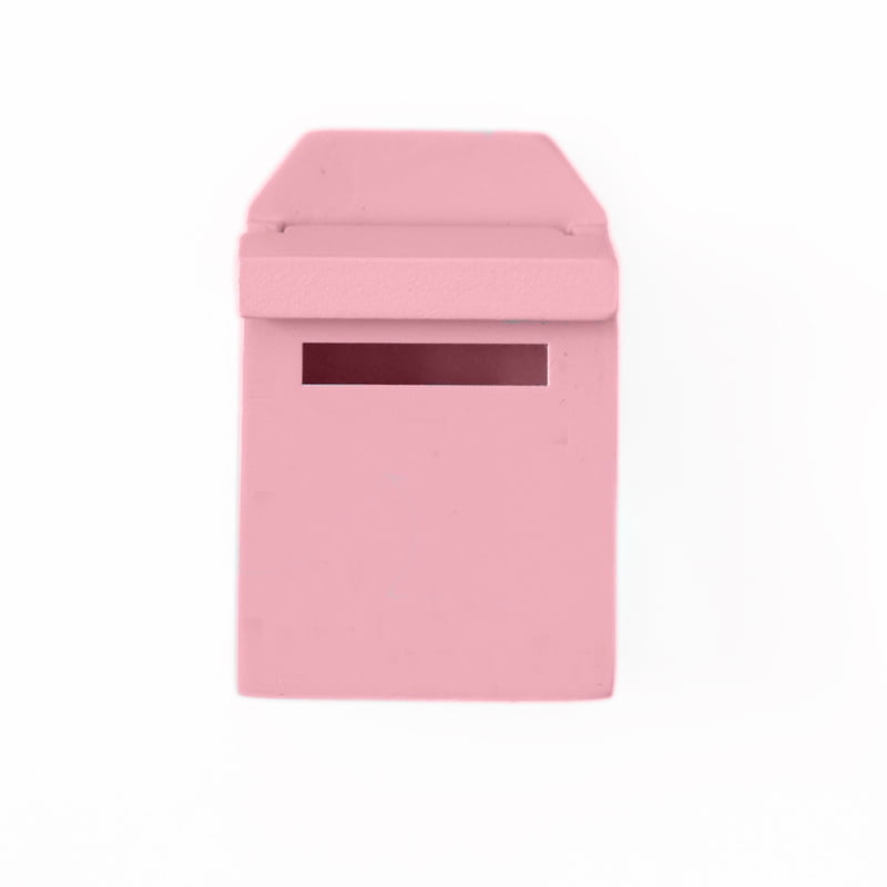 Tiny Cute Pink Mailbox Dollhouse Letters Perfect for mini mail and ...