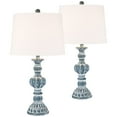 "Regency Hill Modern Tanya Traditional Table Lamps Set of 2, 26 1/2 ...