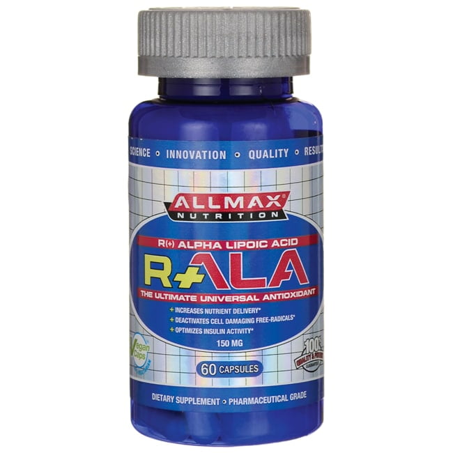 ALLMAX Nutrition, R+Alpha Lipoic Acid (Max Potency R+ALA), 150 mg, 60 ...