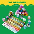 SYNCFUN 144 Pcs Kids Slap Bracelets, Assorted Designs Party Favors ...