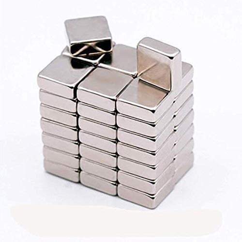 40-Piece 10x10x2mm Rectangular Magnet for refrigerators, Craft Items ...