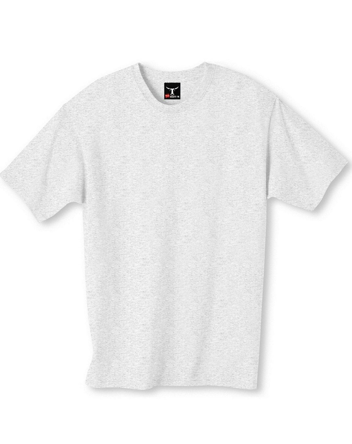 Men's Hanes Beefy Short Sleeve T (Pack of 3) 3 Ash - Walmart.com