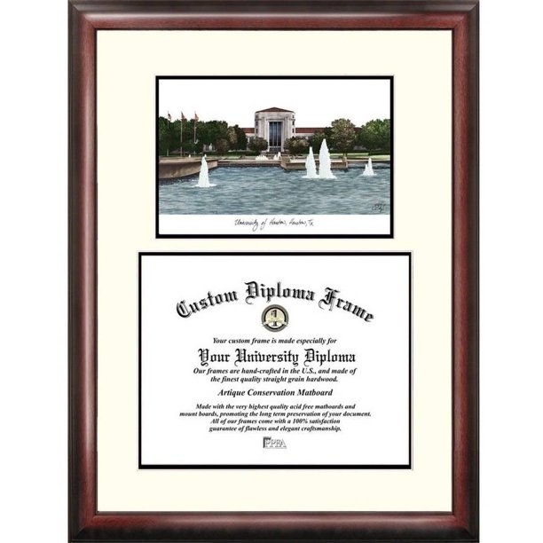 University of Houston 11" x 14" Scholar Diploma Frame - Walmart.com