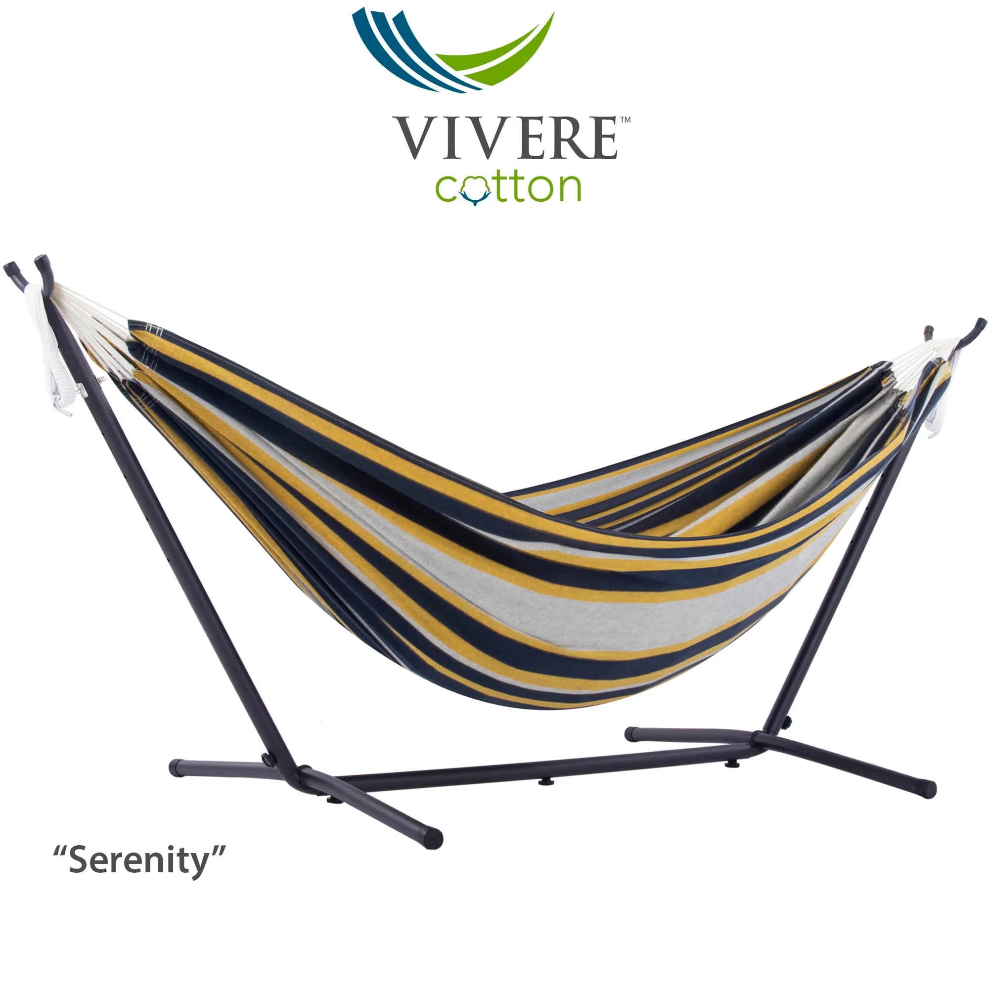 Click here for Vivere Double Cotton Hammock With Stand And Carry... prices