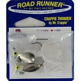Road Runner Crappie Tamer, White, Underspin Fishing jig. - Walmart.com