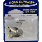 Road Runner Crappie Tamer, White, Underspin Fishing jig. - Walmart.com