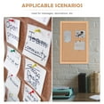 Thumbtack Board Cork Notice Wood Iron Double-sided Corkboard Office ... Thumbtack Board Cork Notice Wood Iron Double-sided Corkboard Office ...
