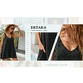 Uvn Summer Swimsuit Coverups For Women Bathing Suit Ladies Pom Pom Beach V Neck Tank Dress With