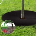 ACDANC 4 Pcs 20.4 Inch Black Tree Mulch Rings Non-Woven Tree Protector ...