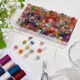 360Pcs 12 Colors Acrylic Resin Buttons 1-Hole Flower Mixed Color ...
