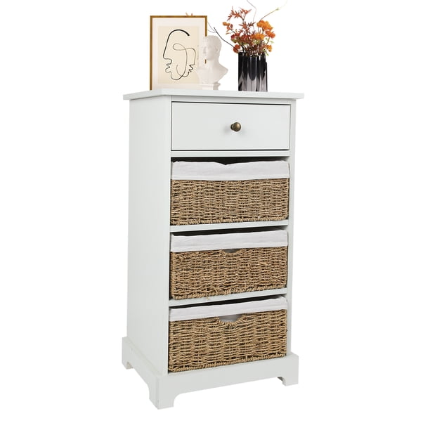Wicker Corner Cabinet