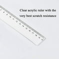 Transparent Plastic Ruler - 8 Inch/20 cm Double Scale (Inch ...