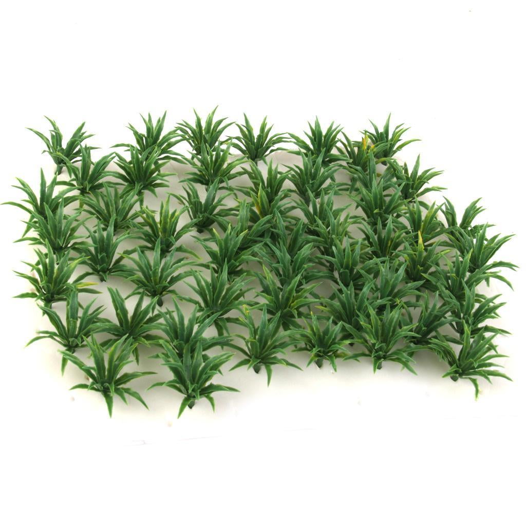 50 Mini Model Green Shrubs Bush Railway Wargame Park Diorama Scenery ...