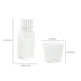 Borosilicate Glass Water Pitcher, Vertical Stripe Glass Jug ...