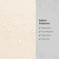 Continental Solid Texture Water Stain Wrinkle Resistant Rectangle ...