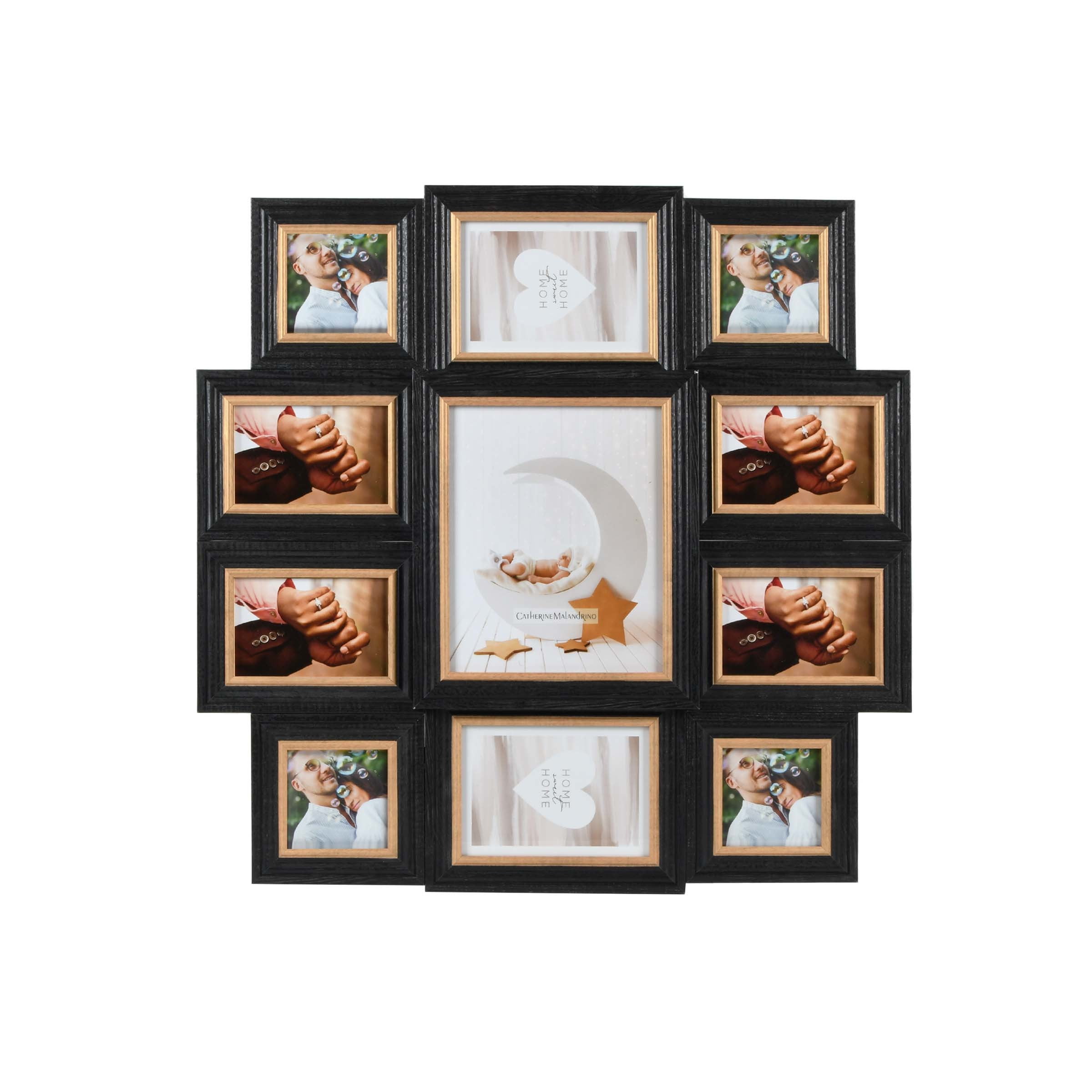 Prinz 11-Opening Multi-Sized Black Collage Picture Frame - Walmart.com