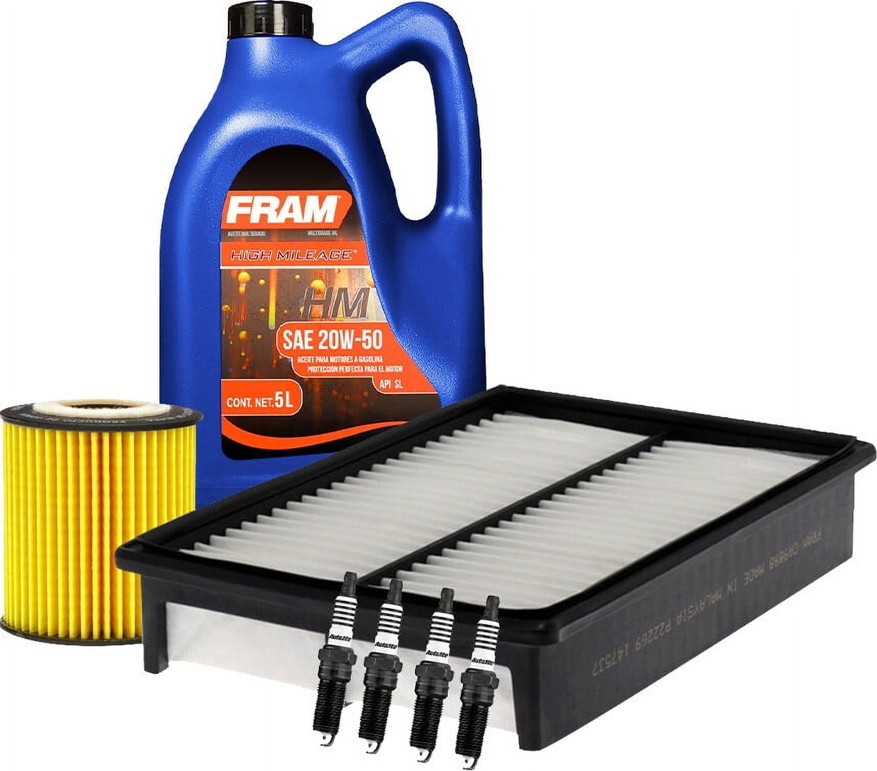 Kit De Afinación Con Aceite 20W50 Mineral, Bujías Platino, Filtro De ...