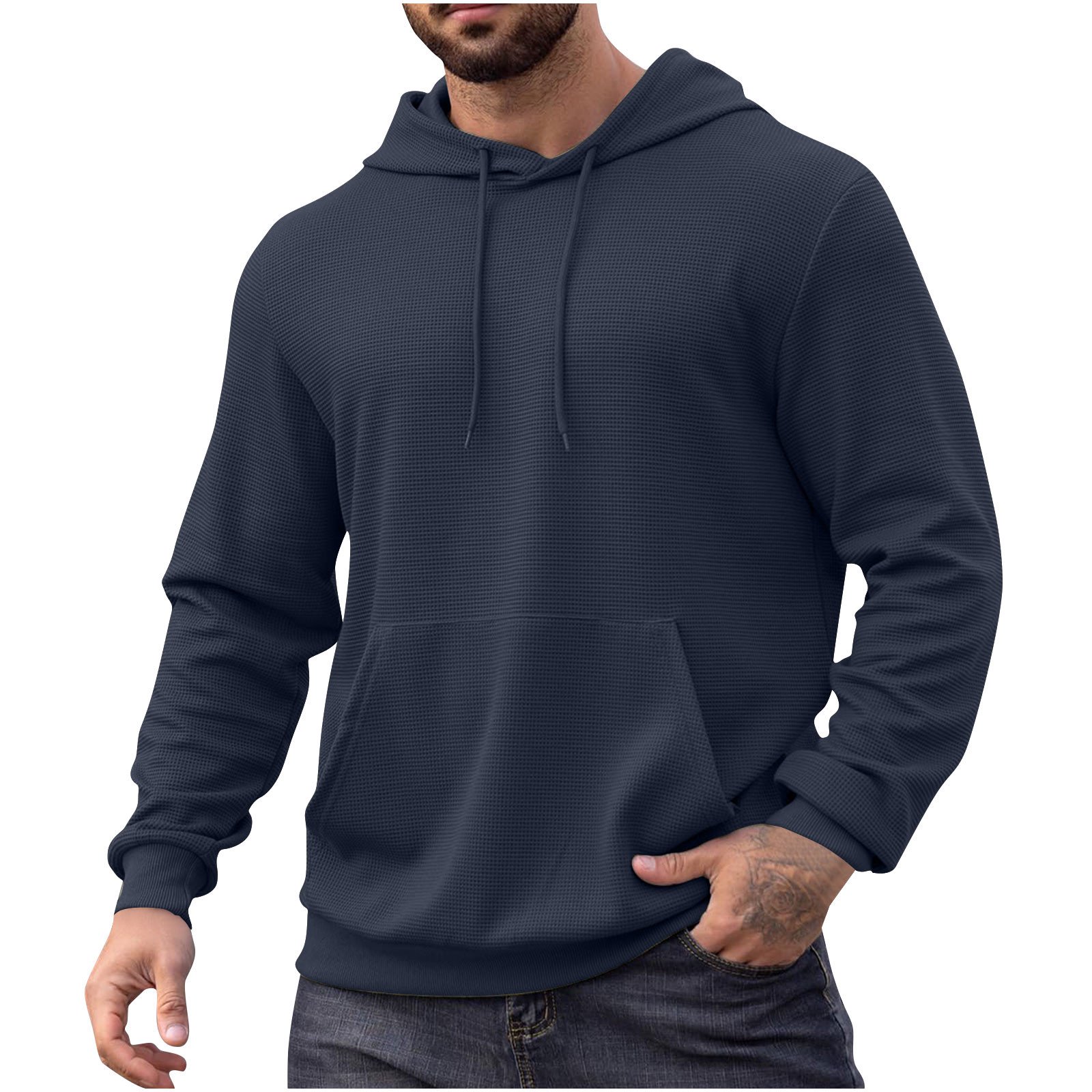 Click here for Qipopiq Mens Hoodies Pullover Casaul Long Sleeve D... prices