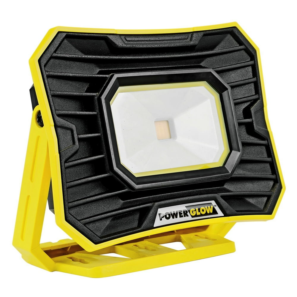 PowerGlow Portable 1500 Lumens LED Rechargeable Light, Work Light ...