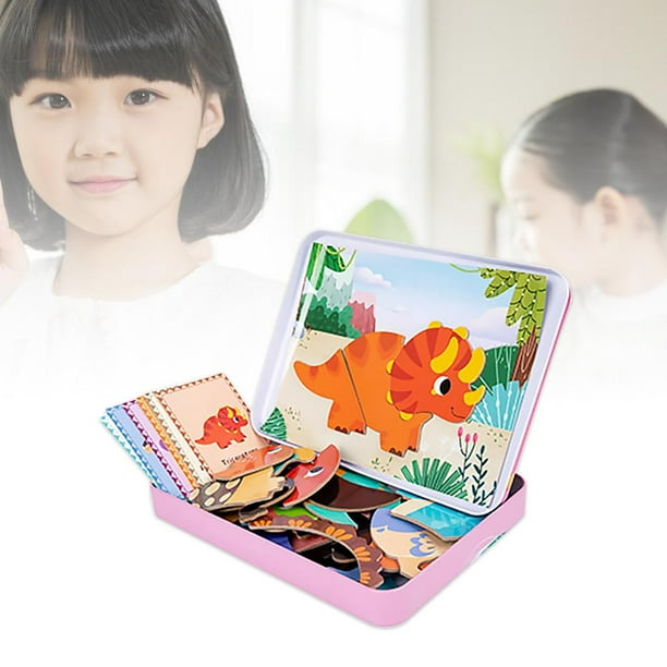 Rompecabezas magnéticos de imaginación creativa 5 Desarrollo Montessori ...