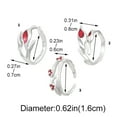 Elegant Adjustable Rings Stylish Wedding Rings Dating Rings Open Finger ...