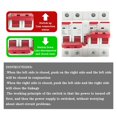 1PCS AC MCB Short Circuit Protection Overload Protection Dual Power ...