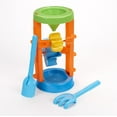 Play Day Kids Sand Water Wheel Tower with Shovel Rake 16 inch Tall ...